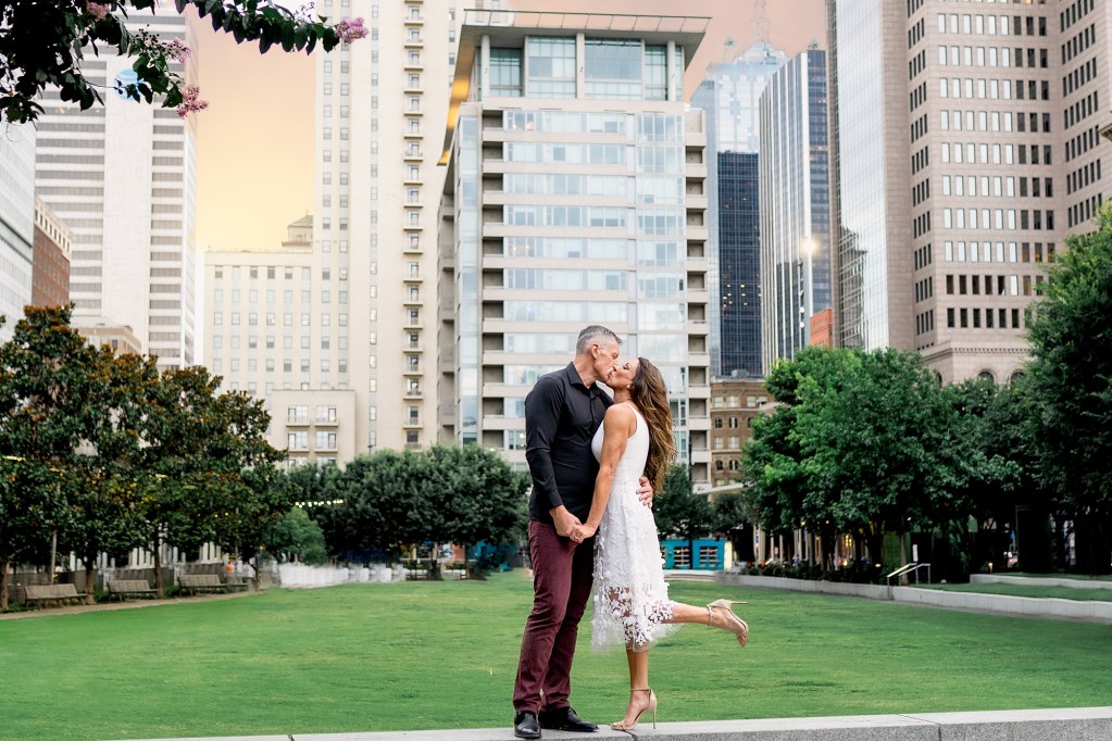 Downtown Dallas Engagement Photos - Flower Mound Photographer