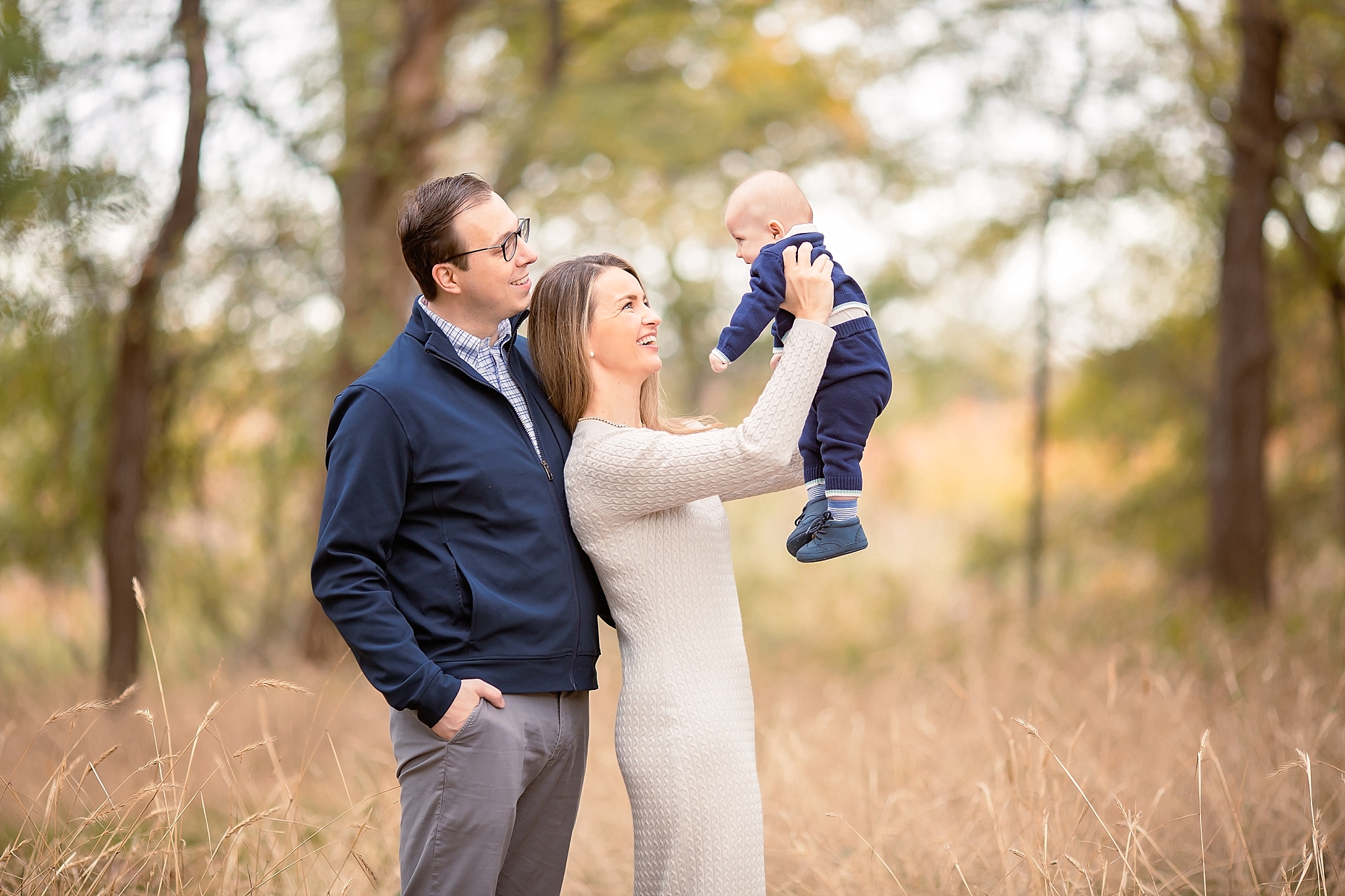 Cool Weather Family Portraits | Flower Mound - Flower Mound Photographer